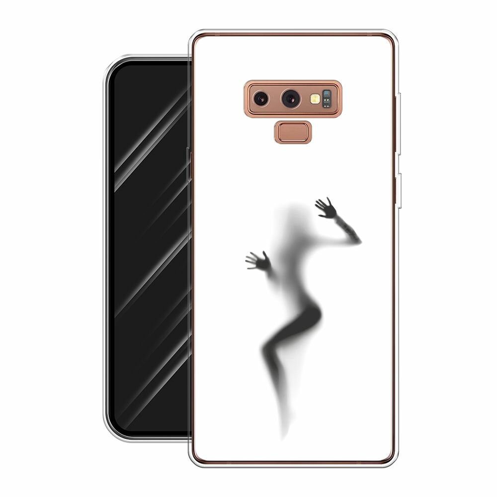 Чехол на Samsung Galaxy Note 9 / Самсунг Галакси Нот 9 с принтом "Девушка в душе" — фото 1