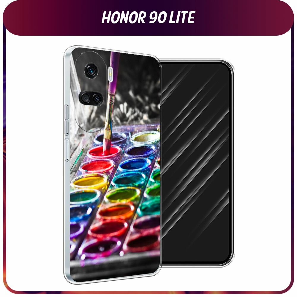 Чехол на Honor 90 Lite / Хонор 90 Лайт с принтом "Палитра красок"