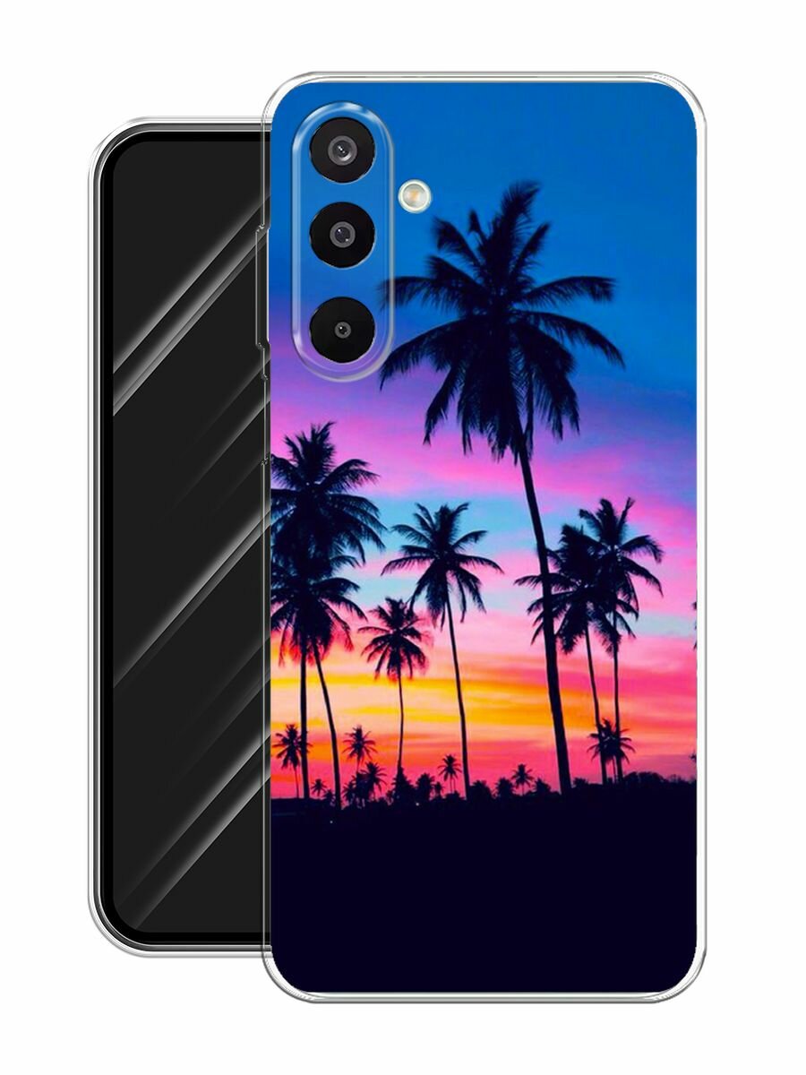 Чехол на Samsung Galaxy M16 / Самсунг Галакси М16 с принтом "Закат 5" — фото 1
