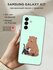 Чехол на Samsung Galaxy A17 / Самсунг А17 с принтом "Медведь и кошка дружба"