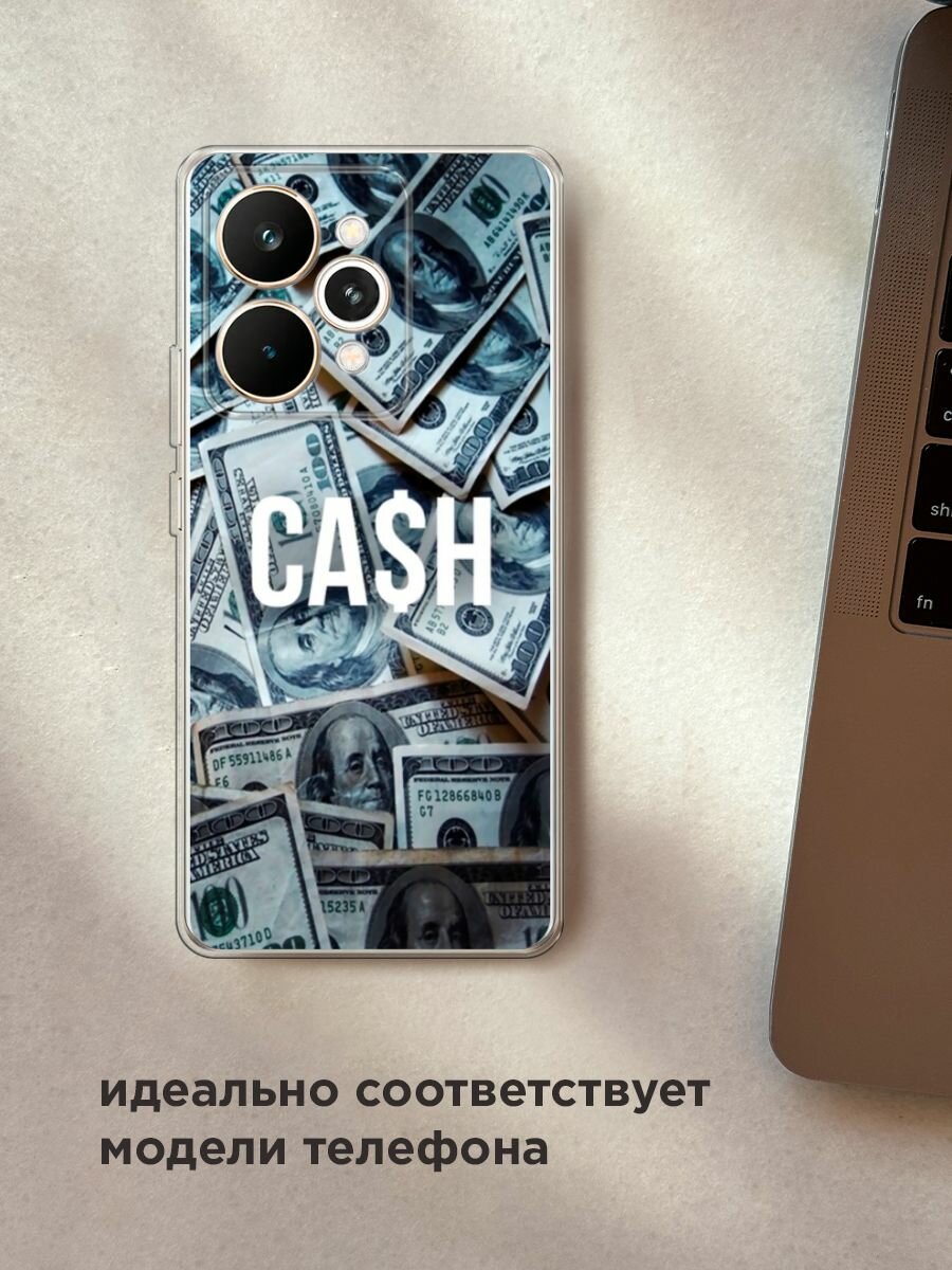 Силиконовый чехол на Realme 15 Pro / Реалми 15 Про с принтом "Cash" — фото 1