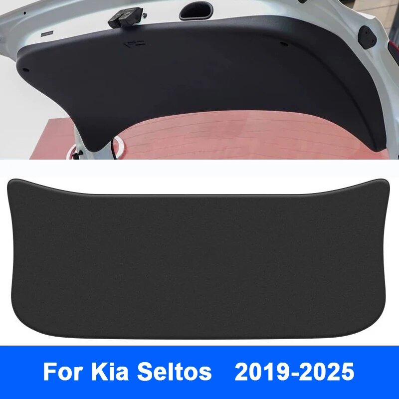 Защита задней двери багажника Kia Seltos 2019-2025, черная