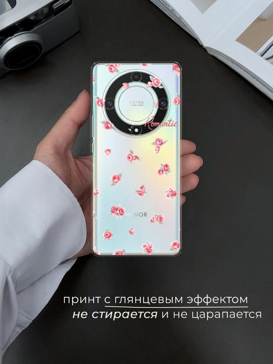 Чехол на Honor X9A / Хонор X9A с принтом "Romantic 3" — фото 1