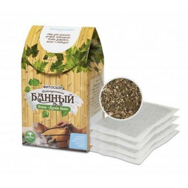 Средство для приготовления ванн Алфит Плюс серии душа бани фитодыхание, легочное, 80 г