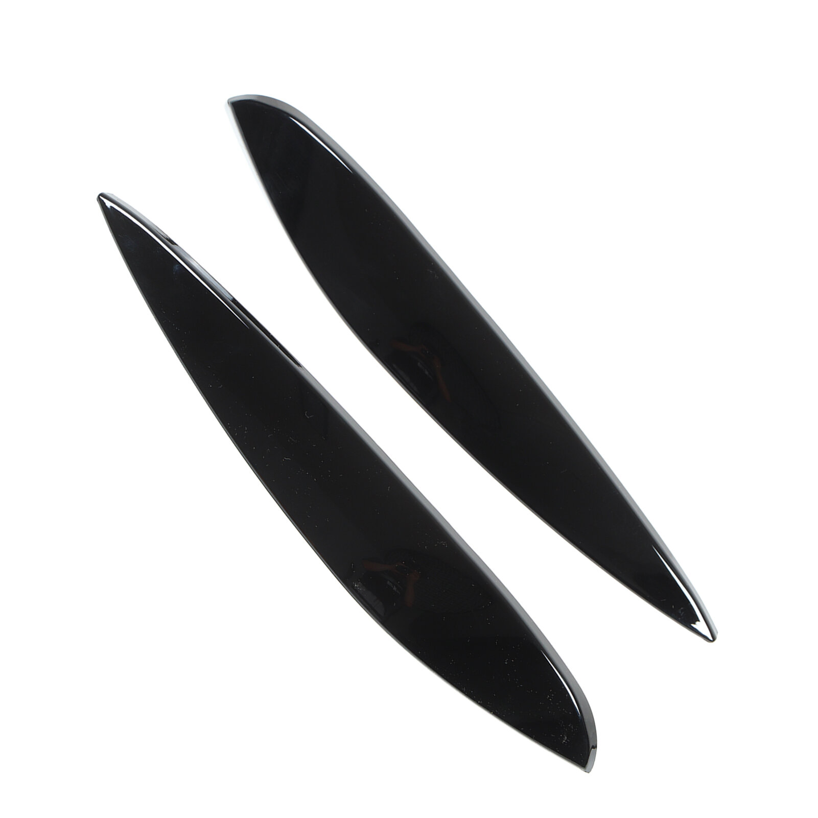 Шт, замена фары для бровей левой и правой ABS для Benz Smart 453 Fortwo Forfour 2015‑2020, глянцевый черный