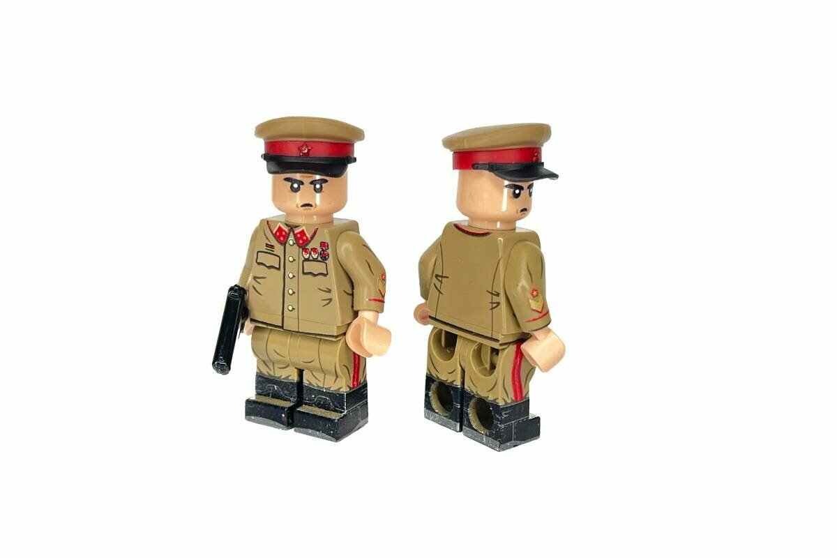 Минифигурка коллекционная совместимая с лего с эксклюзивным принтом Генерал-Лейтенант Пехоты КА | Форма 1943