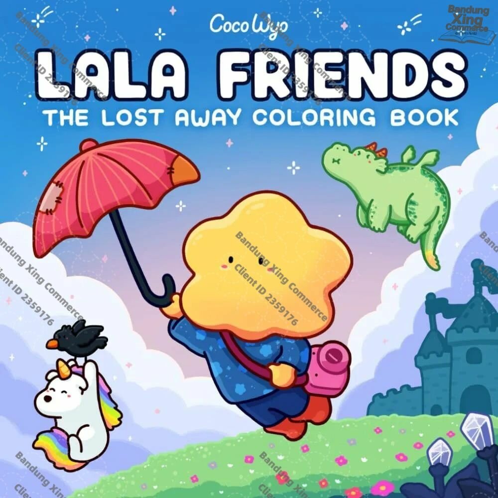 Раскраска антистресс для взрослых и подростков Coco Wyo -LALA FRIENDS 96