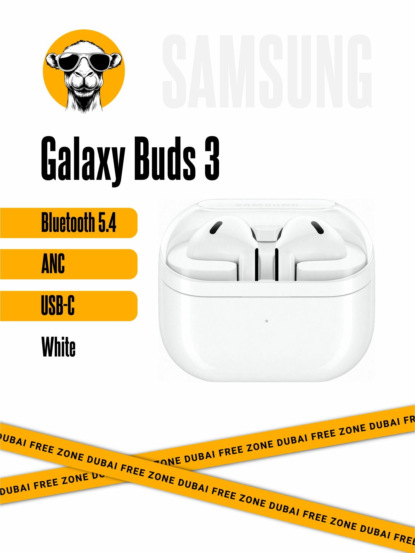 Беспроводные наушники Samsung Galaxy Buds 3 White/Белый