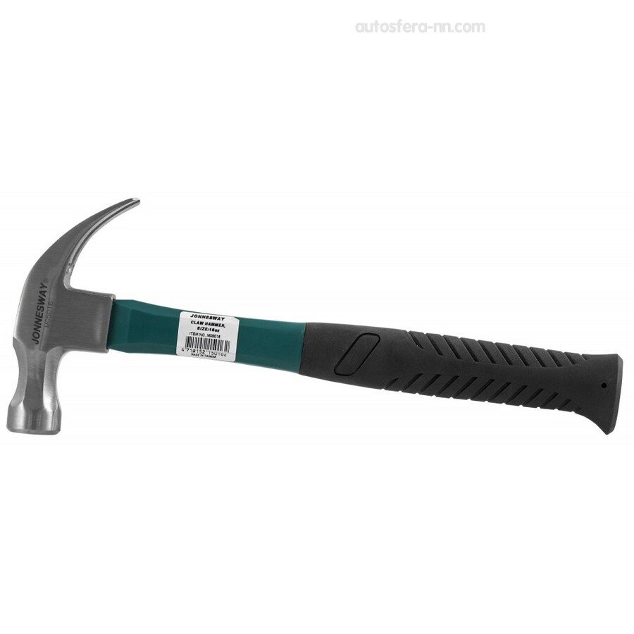 JONNESWAY M05016 Молоток столярный с фиберглассовой ручкой, 450 гр.