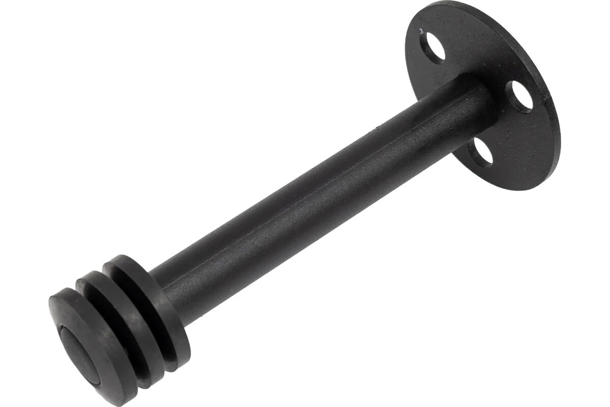 Левша ограничитель для входных дверей 150 мм мод.1 черный износостойкий вариант У4-9540