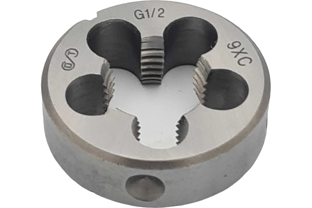 От плашка G 1/2 (Ф45), сталь 9ХС, класс 6g, резьба G 1/2, код 00-00000519 шт