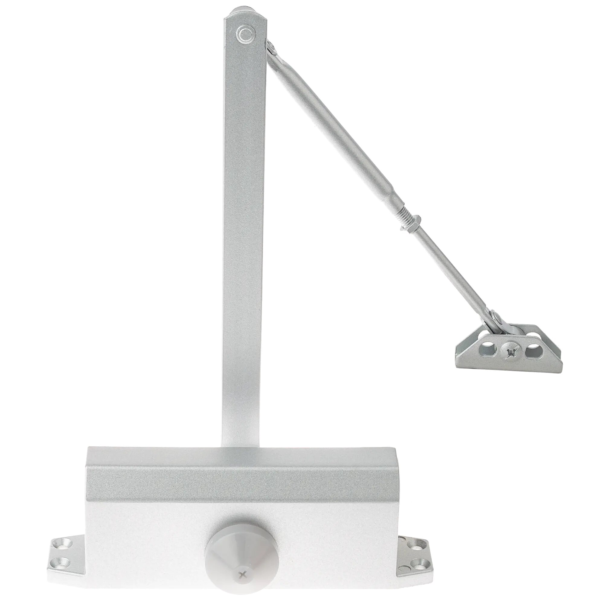 Armex EN5 дверной доводчик 100-140 кг цвет серебро, плавное замыкание, монтаж и настройка