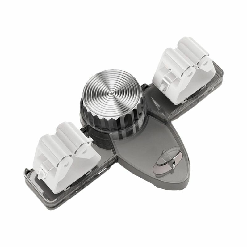 Съемный зажим для швабры с двумя зажимами-серый