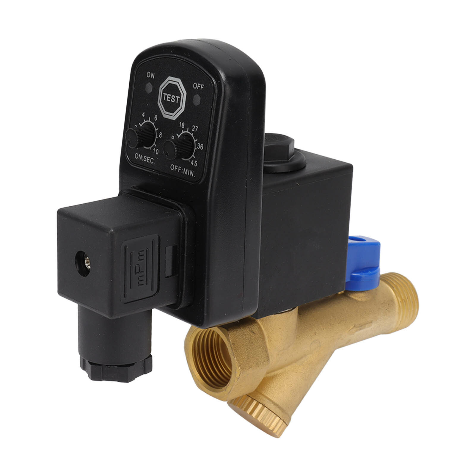Электронный сливной клапан DN15 G1/2, рабочее давление 16 бар, латунный бесшумный автоматический сливной клапан для воздушного компрессора AC380V