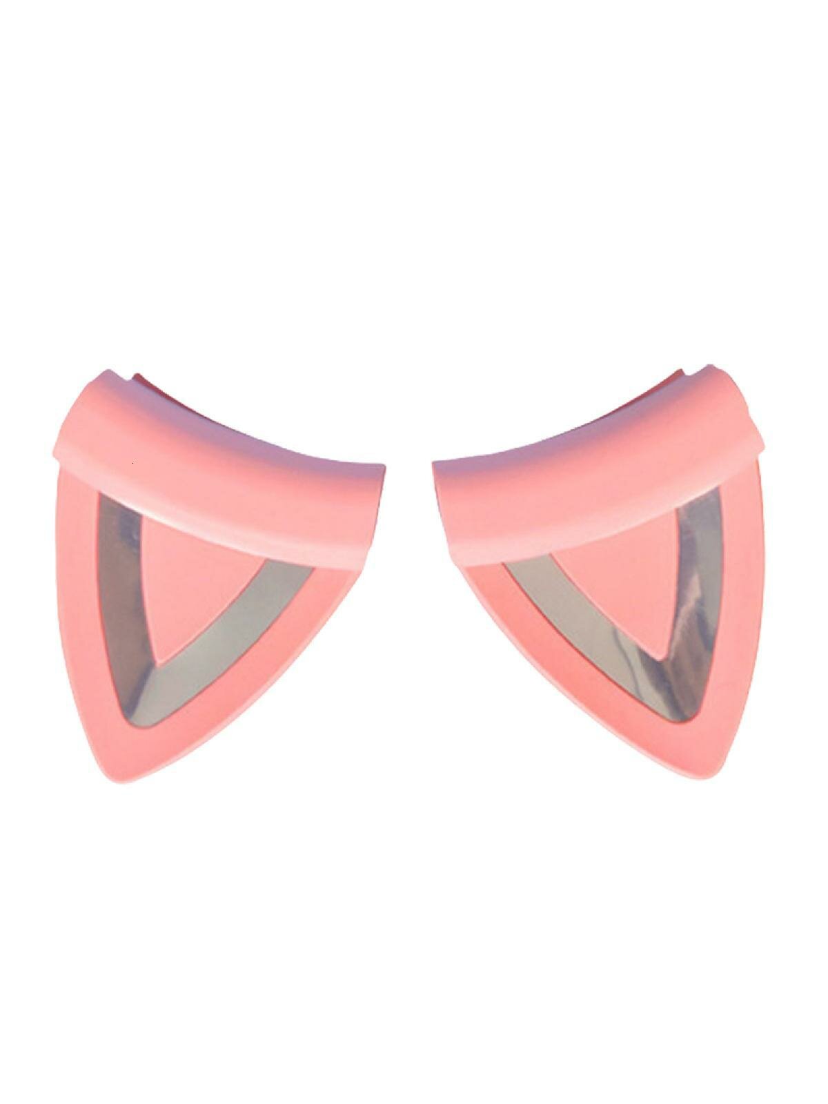 Чехол для наушников, Наушники с кошачьими ушками, декоративные аксессуары для гарнитуры-розовый