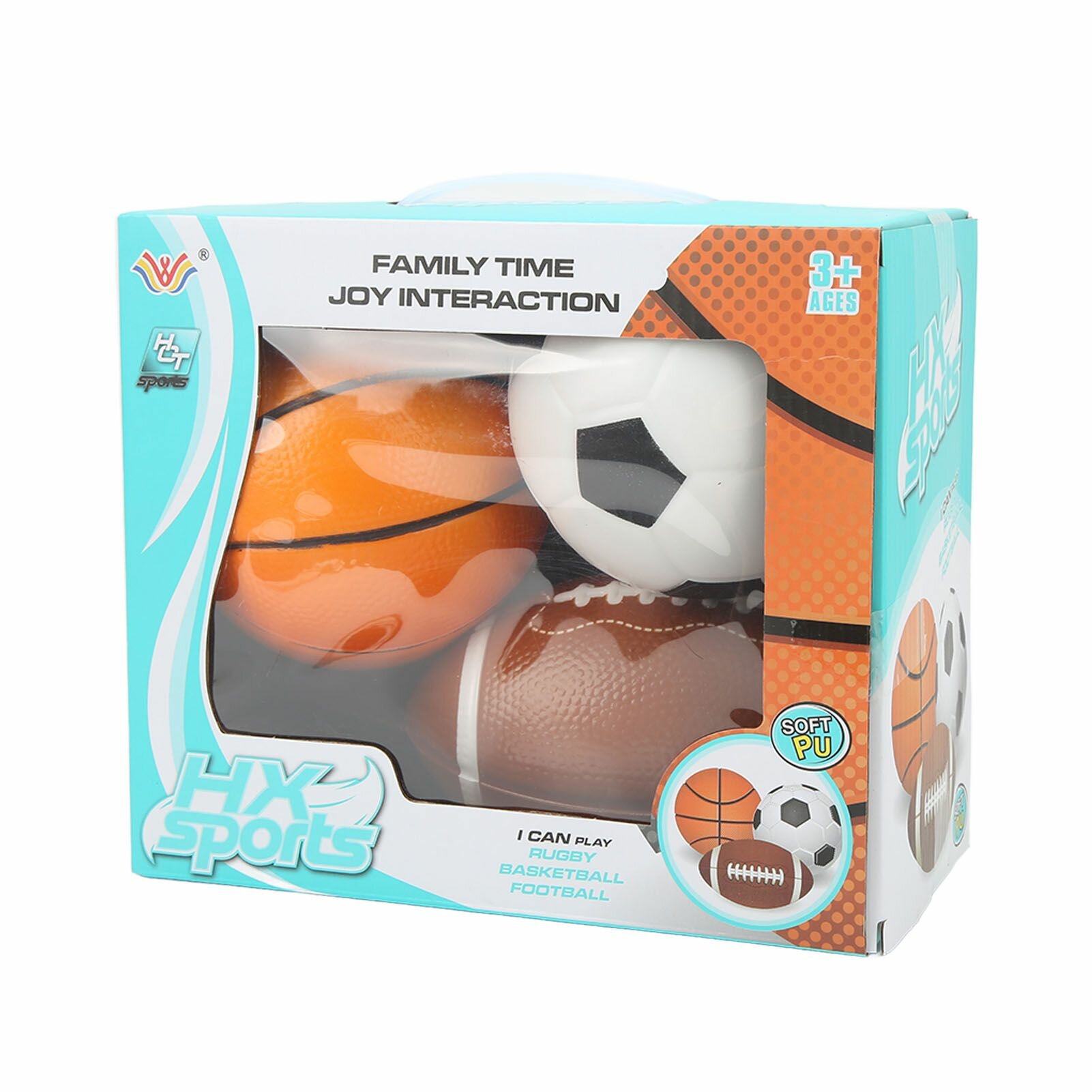 Образовательный набор мячей для малышей, удобный, для активного отдыха и игр на улице