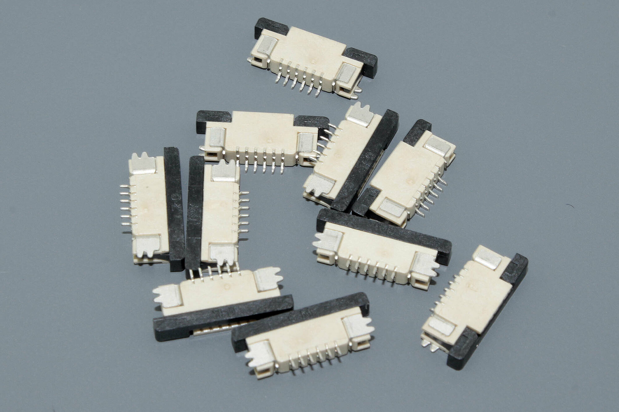 Разъем FPC Half Coverage Top Contact 0.8K-BS-6PWB 6 pin высота 2мм шаг 0,8мм 10 шт