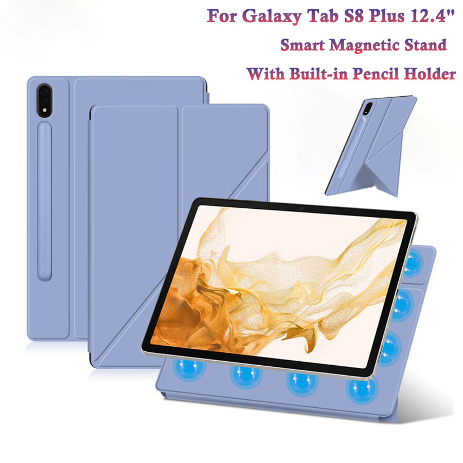 Чехол для Samsung Galaxy Tab S8 Plus 12.4", с местом для стилуса