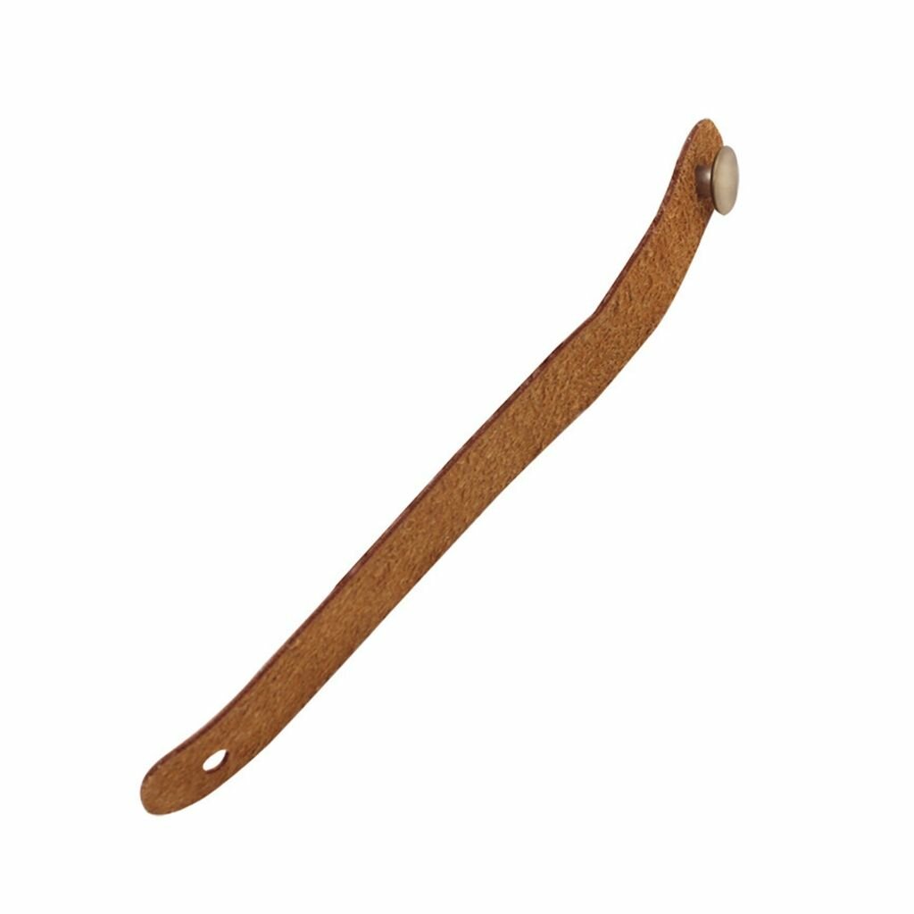 Кожаный ремешок Qin на шею-коричневый