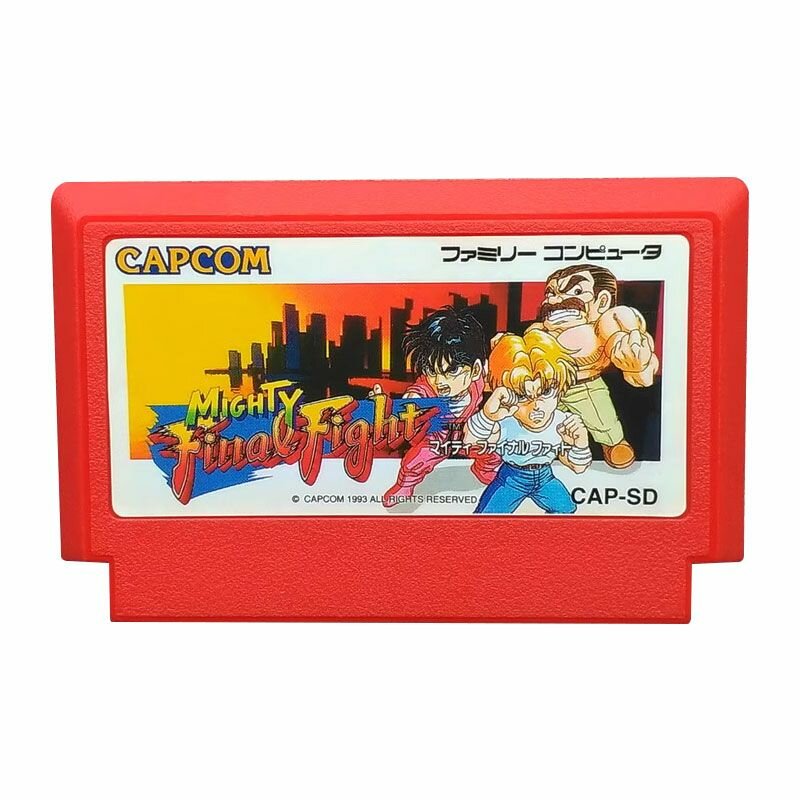 Mighty Final Fight - Игра 8-битный картридж Famicom - игровой картридж NES (8 bit, японская версия)