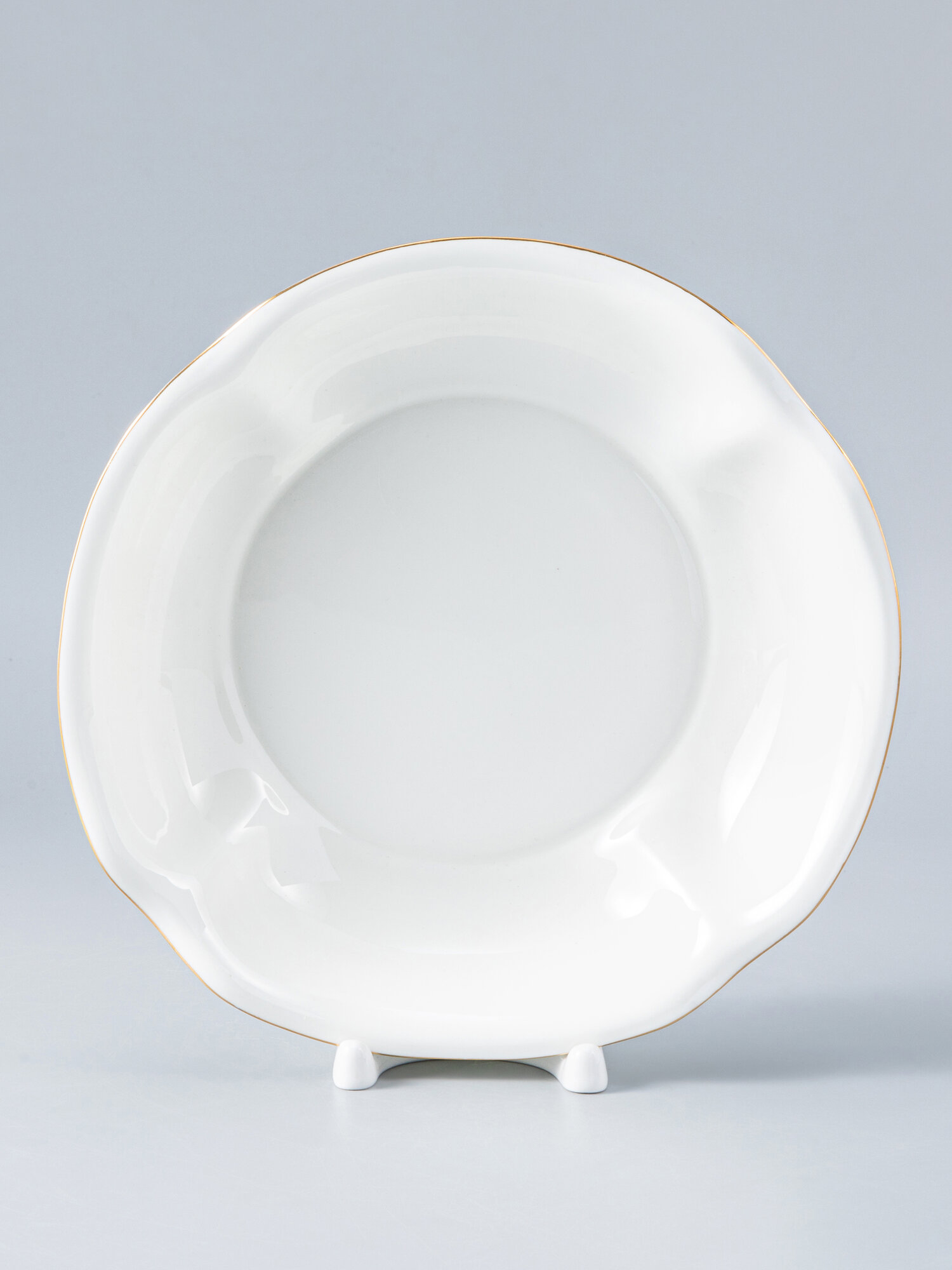 Сухарница "Золотая лента" форма Наташа , Императорский фарфоровый завод