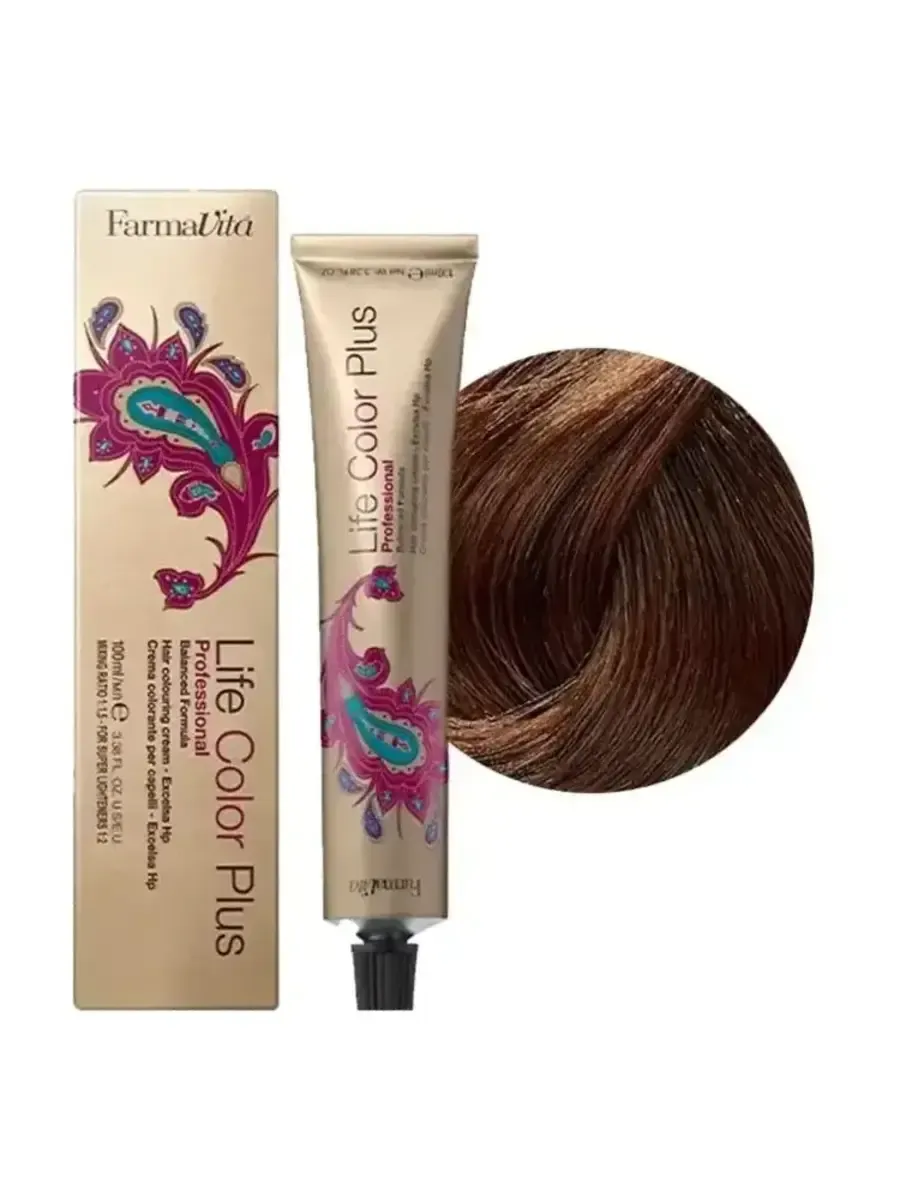 Краска для волос Farmavita Life Color Plus Prof, Перманентный краситель с низким содержанием аммиака, 8.8