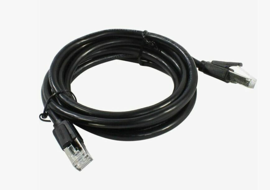 Кабель патч корд интернет кабель 1.5 м черный