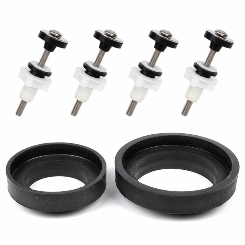 Крепежные болты с фиксирующими гайками для монтажа бачка унитаза, - Установите Два