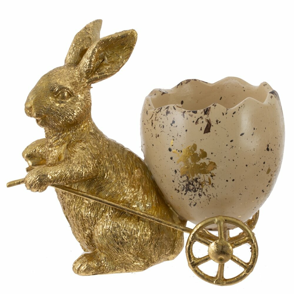 Подставка декоративная для яйца "Заяц", L12 W6,5 H11 см