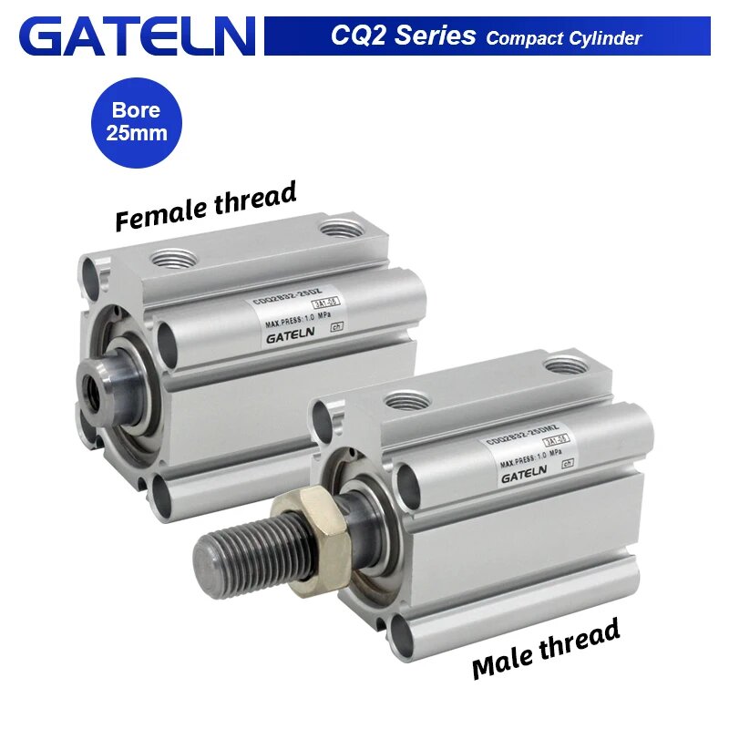 Пневматический цилиндр GATELN CQ2B25 CDQ2A, 25-50DMZ