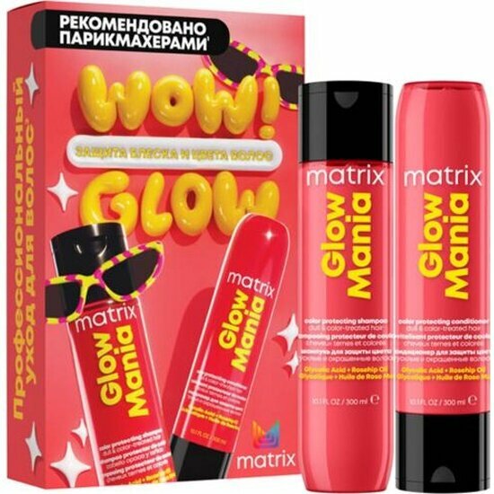 Подарочный набор Matrix Cosmetics Подарочный набор MATRIX Glow Mania для блеска и защиты окраш. волос (шампунь + кондиционер)