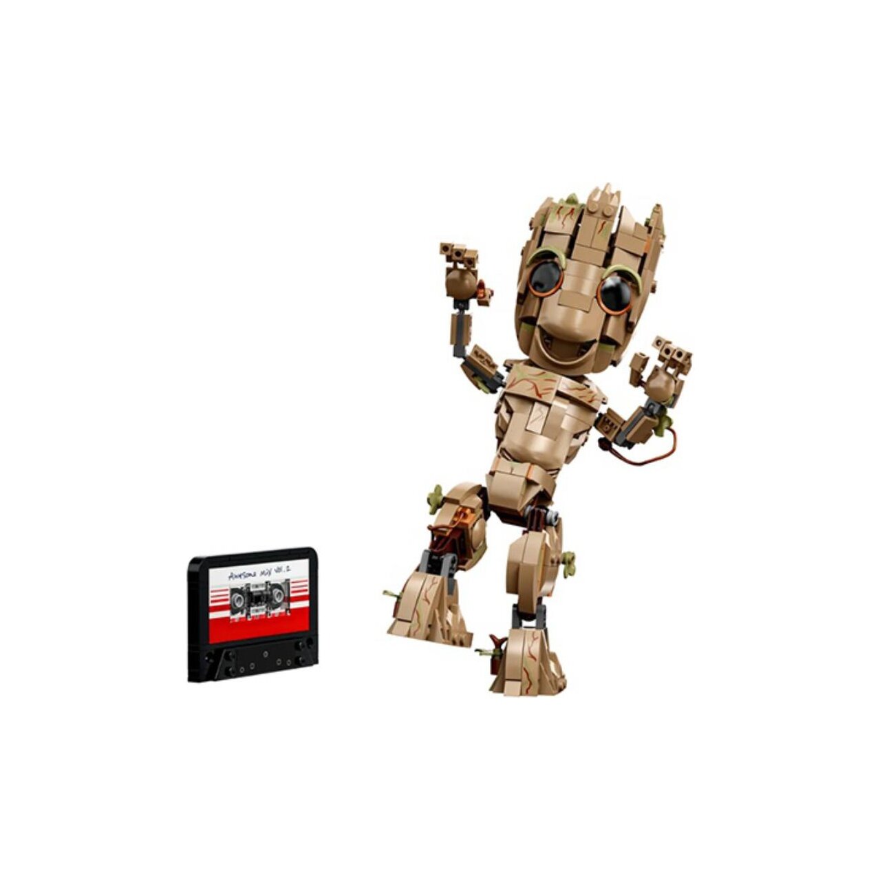 LEGO Super Hero Collection Marvel Я Грут Маленький Деревянный Человек Конструкторы 301 600 шт. 76217 null