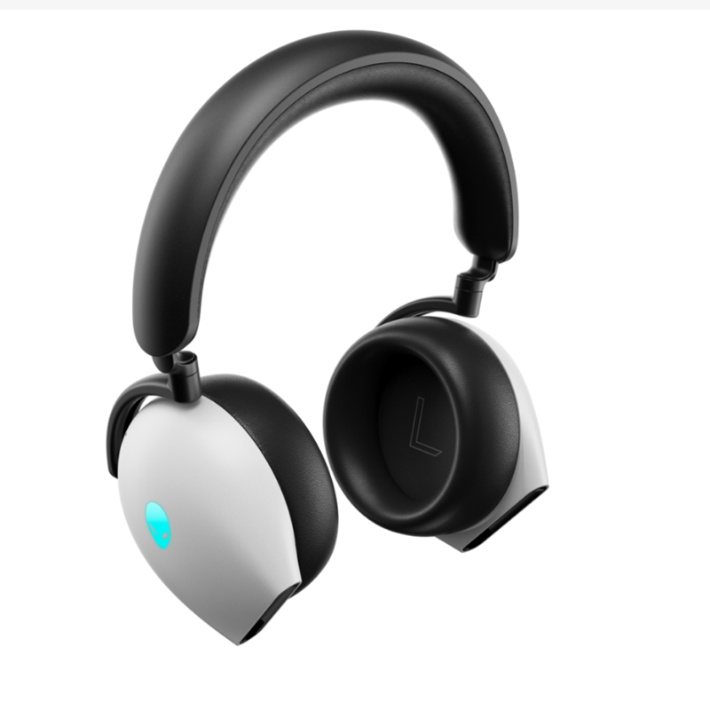 Alienware AW520H проводные игровые наушники, состояние 95/100, черные, с зарядным кабелем