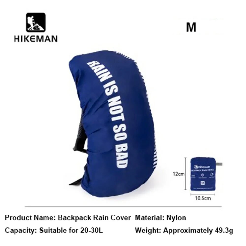 Водонепроницаемый чехол для рюкзака Rain Cover Bag Blue M