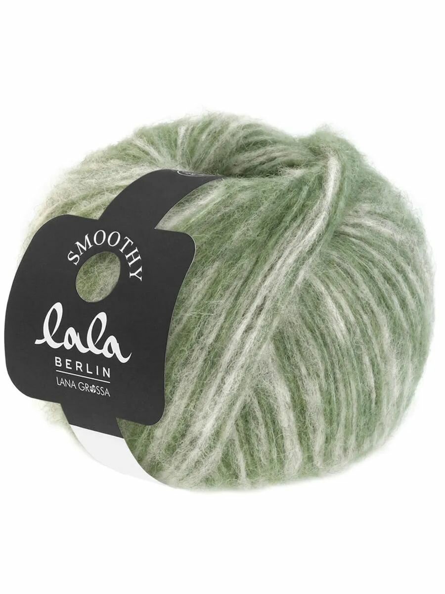 Пряжа для вязания Lana Grossa Lala Berlin Smoothy цвет 008, 1 моток