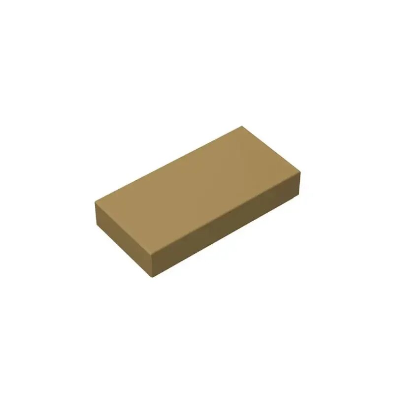Конструктор MOC, бежевый блок 3069, 138-dark tan