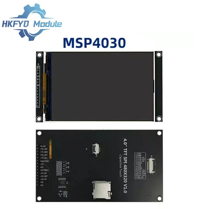 4-дюймовый цветной TFT ЖК-экран 320x480 SPI для Arduino No Touch