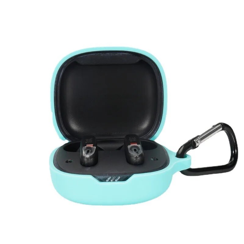 Противоударный силиконовый чехол для наушников JBL Wave Flex Mint Green