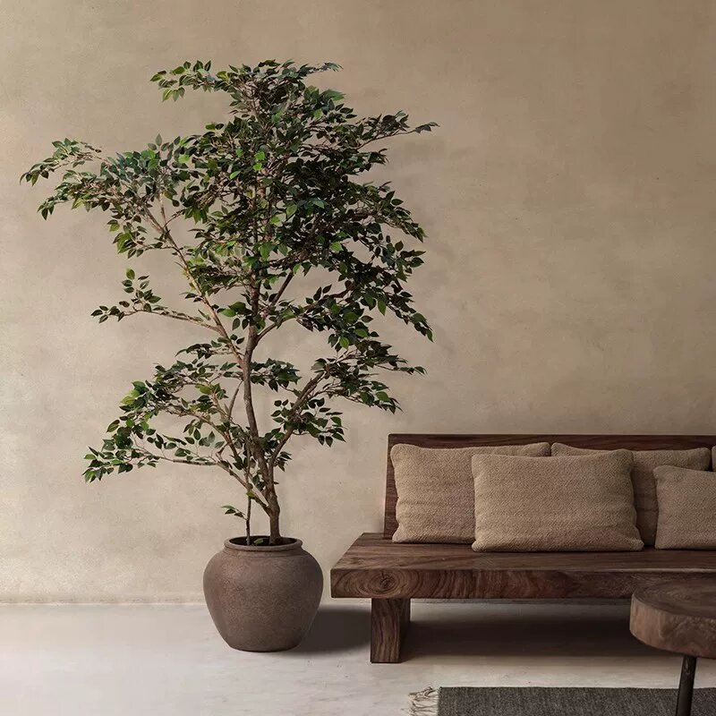 Искусственное растение для декора дома, искусственное дерево для гостиной, большое зеленое растение, украшение для