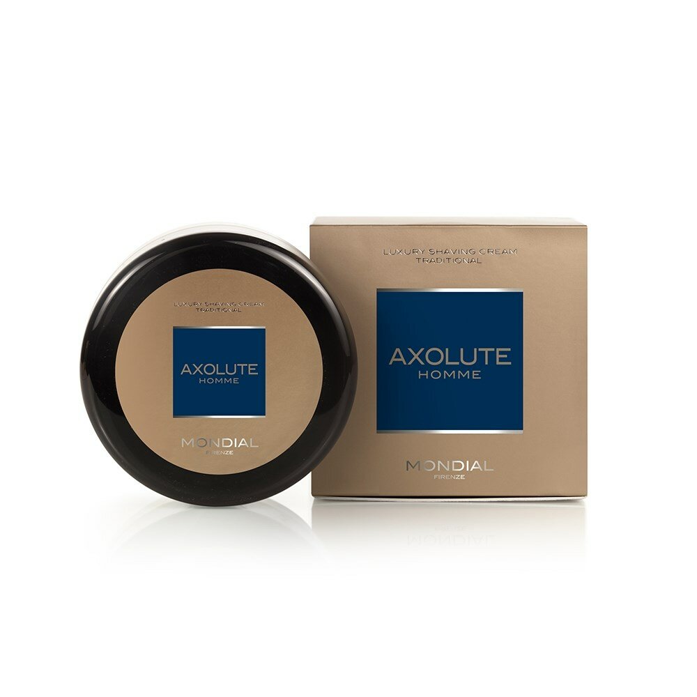 Крем для бритья в пластиковой чаше MONDIAL AXOLUTE HOMME LUXURY SHAVING CREAM TRADITIONAL, 150 мл