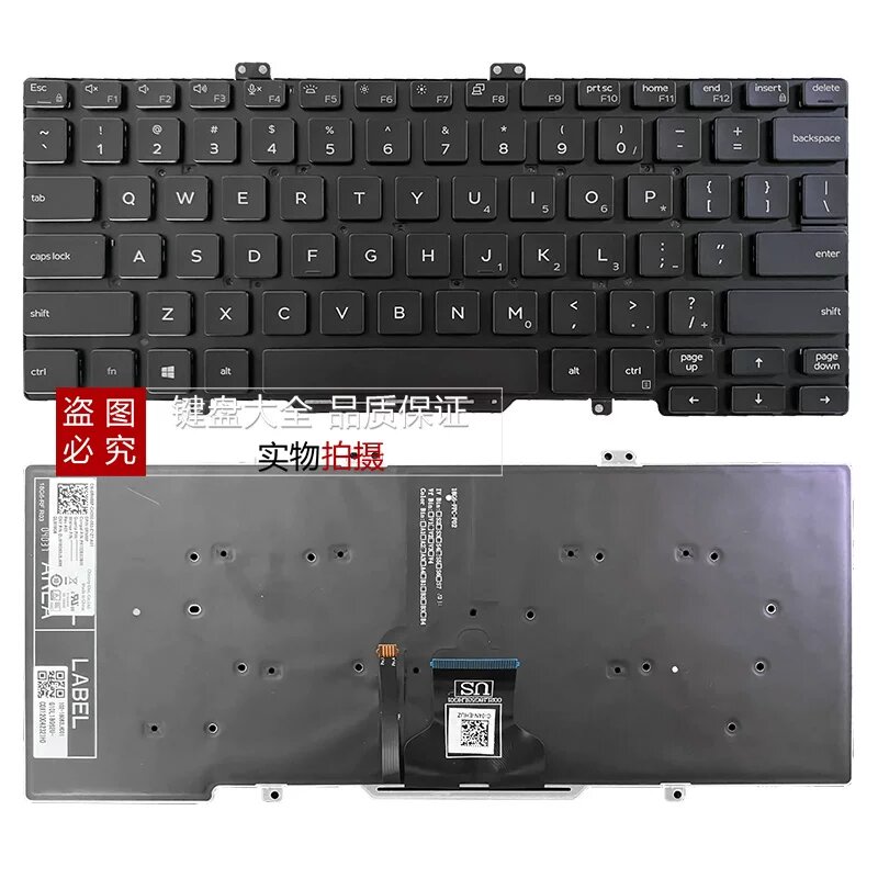 Подходит для клавиатуры DELL Dell Latitude L3400 5400 5401 5410 5411 7400 P98G Абсолютно новый, оригинальный продукт.