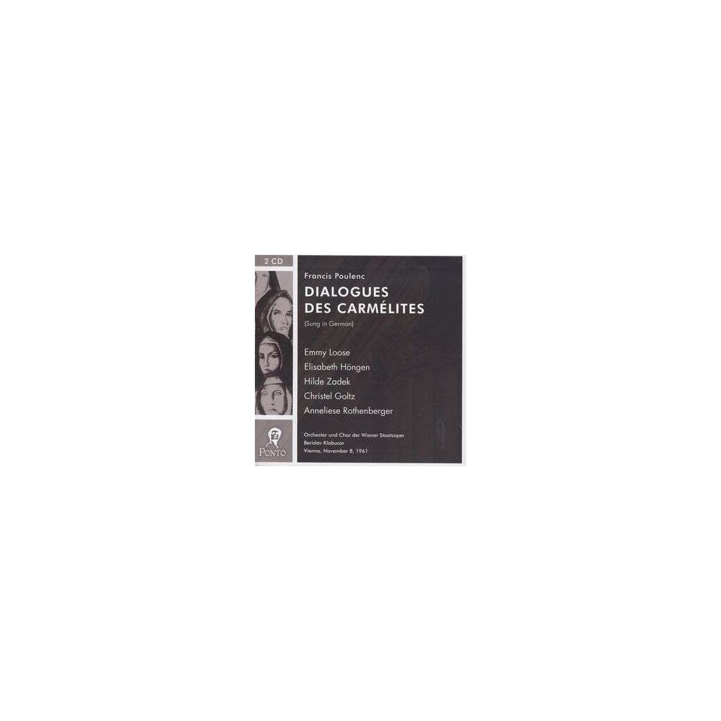 Диск Francis Poulenc (1899-1963) - Dialogues des Carmelites (in deutscher Sprache) (2 CD)