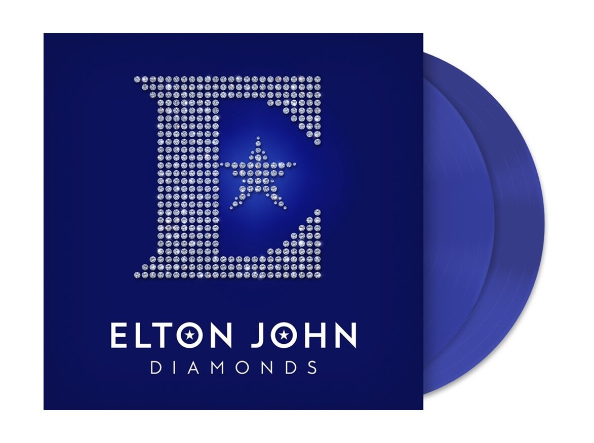 Виниловая пластинка JOHN ELTON: DIAMONDS (TRANSPARENT BLUE VINYL) (2LP) (2 LP)