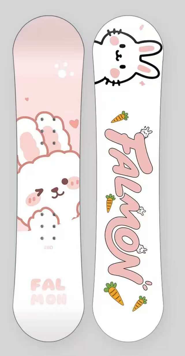 Сноуборд сноуборд детские лыжи сноуборд для мальчиков и девочек Длина доски 120 см（кролик）