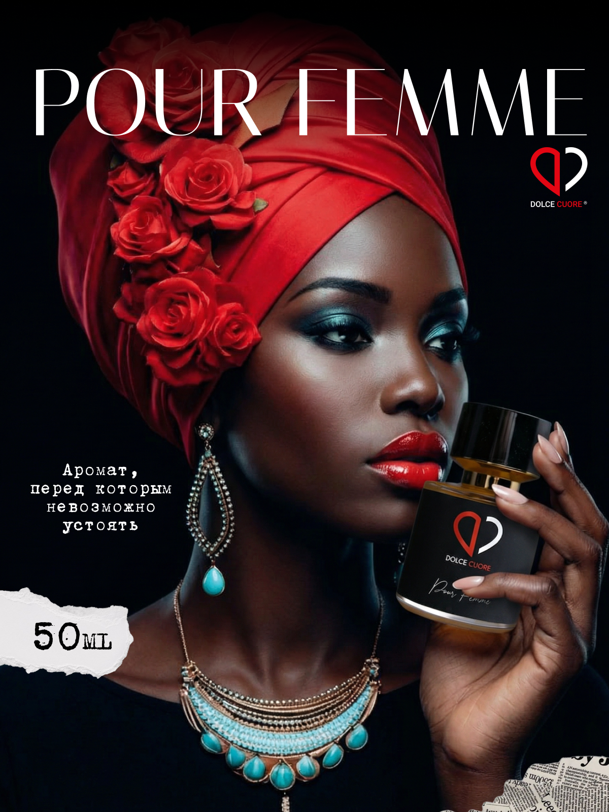 Духи Pour Femme, 50 мл, женские