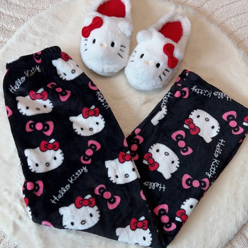 MINISO Пижамные штаны Hello Kitty детские A2, L 47-55kg