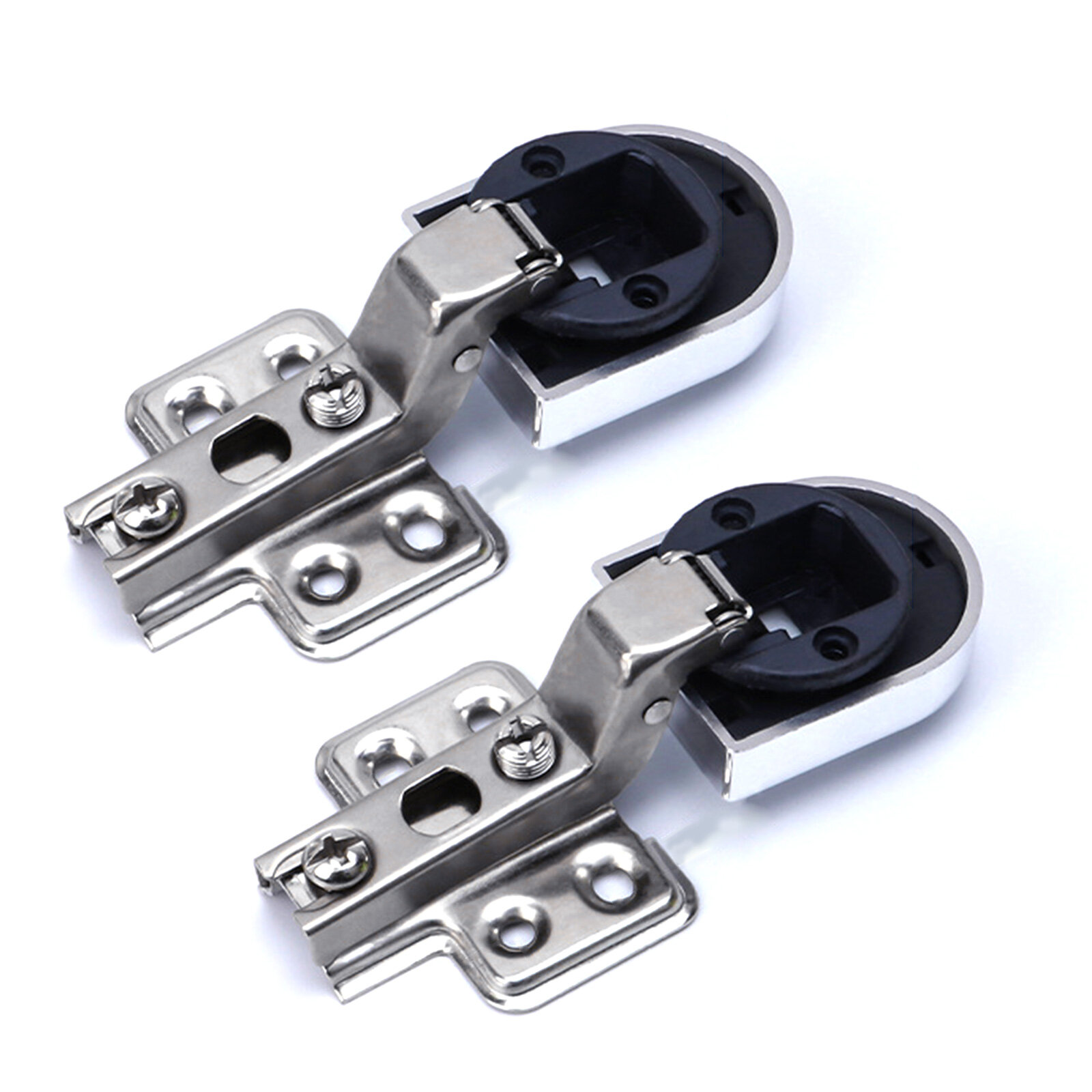 2 шт Гидравлические петли для стеклянных дверей из холоднокатаной стали