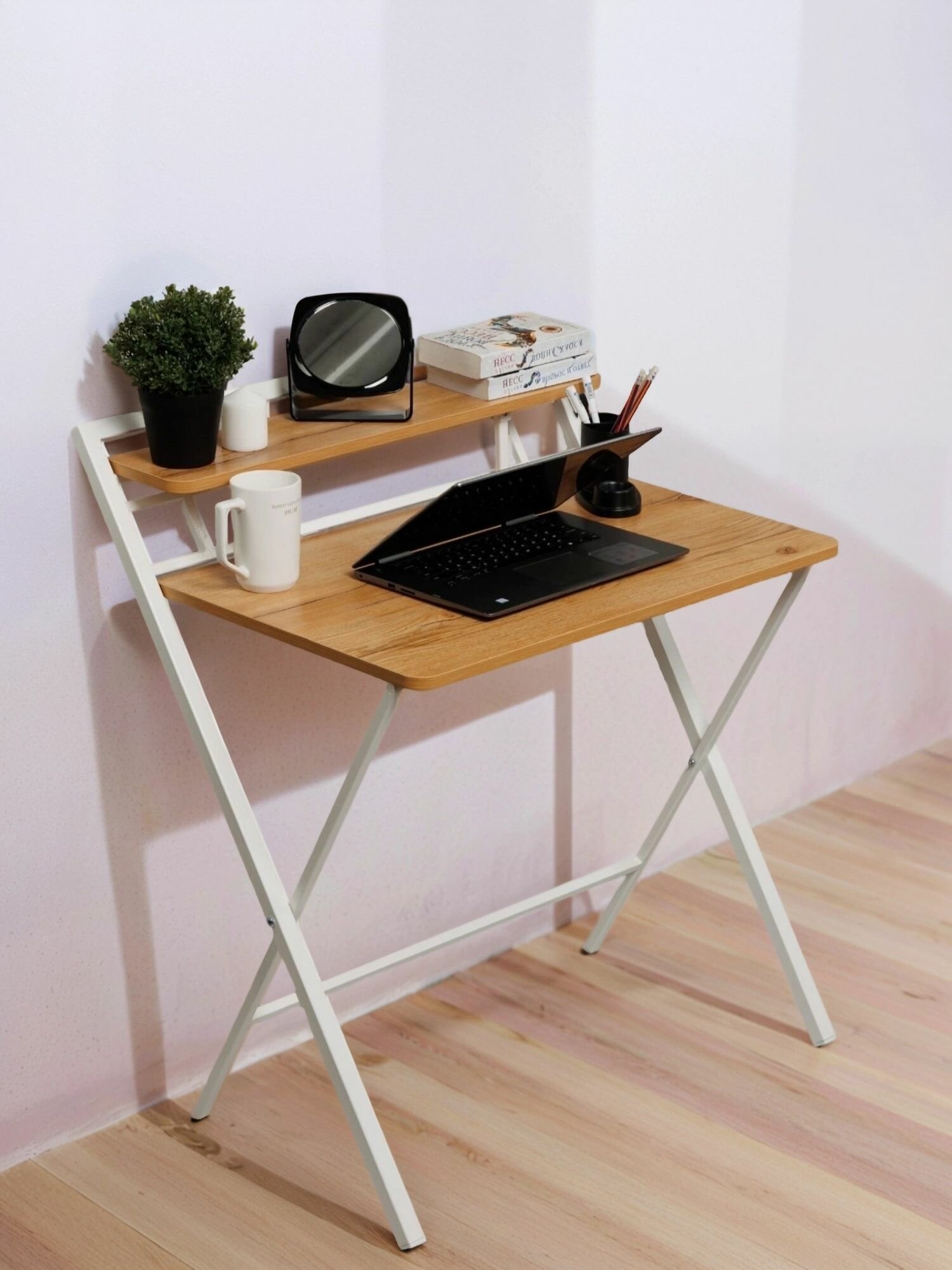 Стол письменный складной, Дуб Золотистый