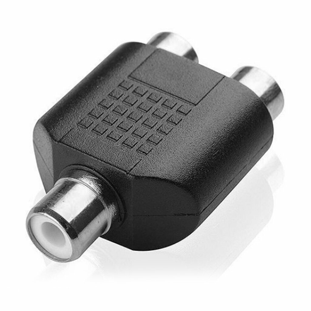 Двухканальный стереофонический аудиоконвертер dual RCA 3.5revolution female-1