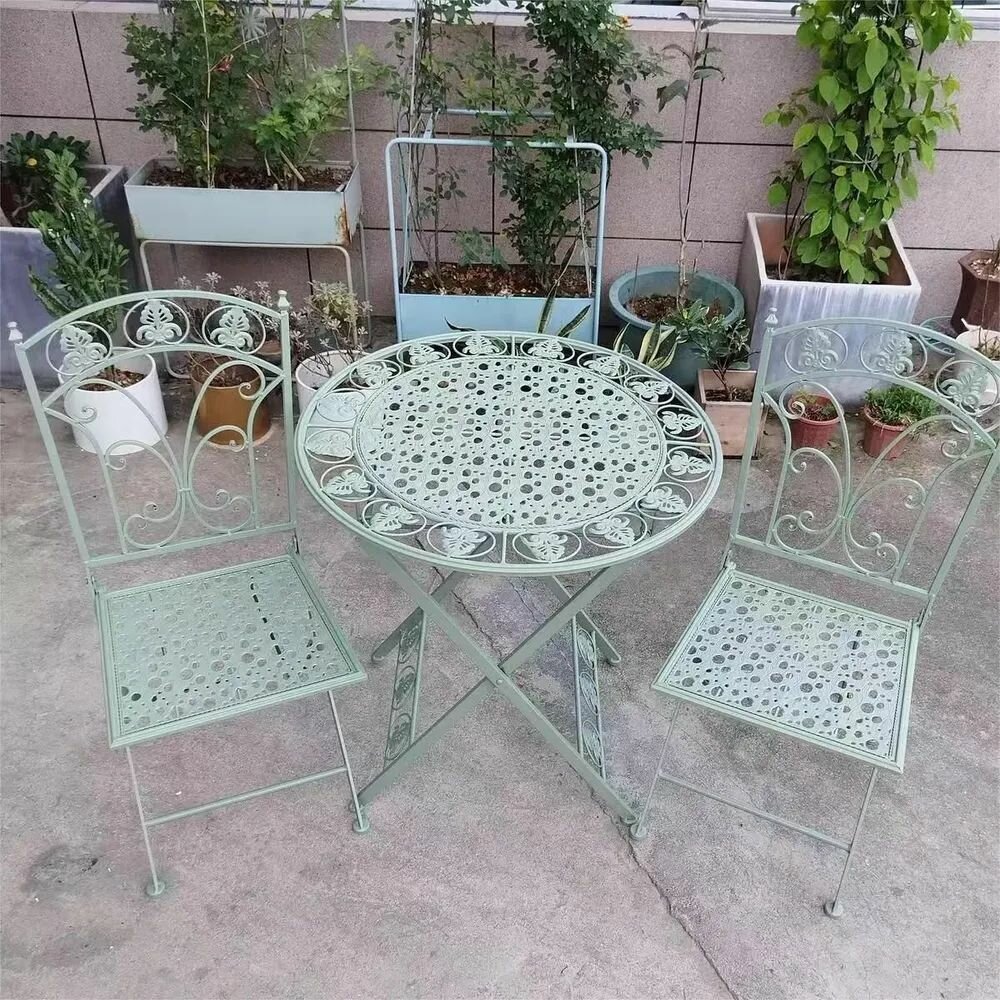 Садовый стул, Металл, 60х40х76.5 см, 3 шт